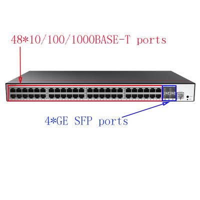 China Scalable Network Infrastructure Switch S5735-L48LP4S-A-V2 48 Ports with QoS Function for sale