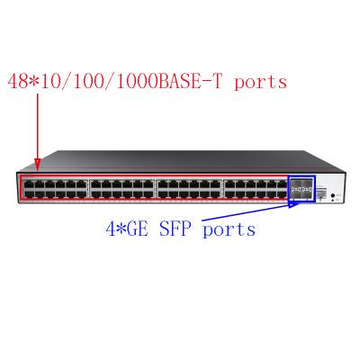 中国 48ポートギガビットイーサネットスイッチ S5735-L48T4S-A-V2 ネットワーク回復性および故障転換 販売のため