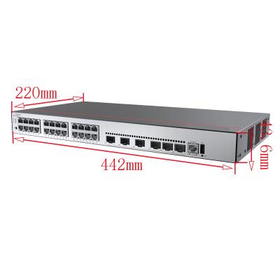 Cina 442 mm x 220 mm x 43.6 mm 24 porte S5735-L24T4XE-A-V2 Data Center Network Switch in vendita