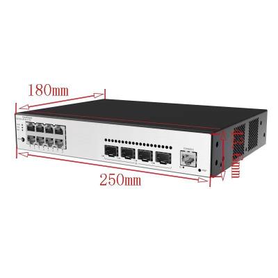China Layer 3 8-Port Gigabit Managed PoE Switch Capacity SFP Uplinks 102Mpps Transmission Rate for sale