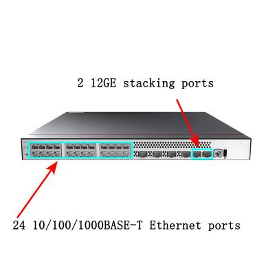 China 1U Gigabit Ethernet Switch for Enterprise Park and Data Center Access S5735-S24T4XE-V2 for sale