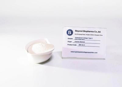 中国 分子構造の天然タイプIIのコラーゲン、Undenatured加水分解されたコラーゲンのタイプII 販売のため