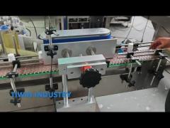 Round Bottle Labeling Machine #labelingmachine     #tiwinindustry   #machine  #demo  #howitworks