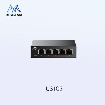 China H3C US100 Series Compact Gigabit Ethernet Switch with Fanless Design, Plug and Play, and Energy-Saving Features for Home Office and SMB Networks for sale