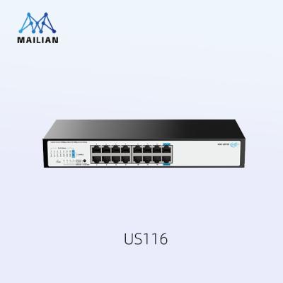 China H3C US100 Series High-Port Density Gigabit Ethernet Switch with 6kV Lightning Protection and Plug & Play for Enterprise Networking for sale