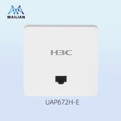 China H3C UAP672H-E 802.11ax AX3000 Wi-Fi 6 In-Wall Panel Wireless Access Point with 2.5G Port, Ultra-Thin Enterprise-Grade AP for Hotel, Office, Hospital & Dormitory Coverage for sale
