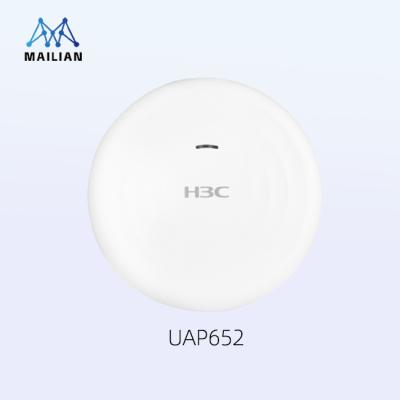 China H3C UAP652 802.11ax AX1500 Wi-Fi 6 Dual-Band Indoor Ceiling/Wall-Mount Wireless Access Point, Gigabit PoE Powered Enterprise AP for Office, School & Retail Coverage for sale