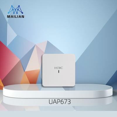 China H3C UAP673 802.11ax AX3000 Wi-Fi 6 Dual-Band Enterprise Ceiling Mount Wireless Access Point with Gigabit Port, PoE Powered for High-Density Indoor Network Coverage for sale