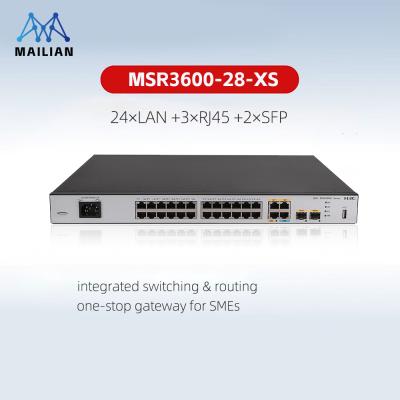 China H3C MSR3600-XS Series Multi-Service Enterprise Router – High-Performance, 10G Uplink, VPN, Security & Centralized Management for WAN/SD-WAN for sale