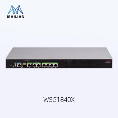 China H3C WSG1840X Next-Gen Enterprise Gateway Wireless Controller with 64 built-in AP licenses, supports up to 128 APs, 4Gbps throughput, rich ports, fast roaming, WIDS/WIPS and multiple authentications. for sale