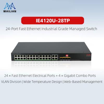 China H3C IE4120U series are unmanaged rack-mount industrial Ethernet switches launched by H3C for sale