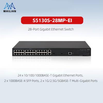 China H3C S5130S-MP-EI Series Next-Generation Multi-Rate Enterprise Managed Ethernet Switch High-Performance Gigabit Network Switch for Office, Campus and Data Center for sale