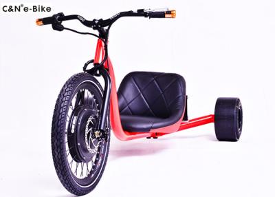 China Motorized Electric Big Wheel Drift Trike For Adults Three Wheel 40km /h Max Speed for sale