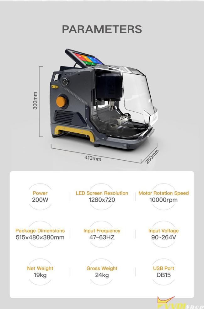 condor xc mini plus ii parameter 