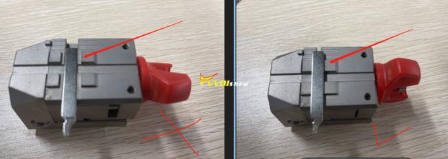 xhorse m5 clamp clip key position