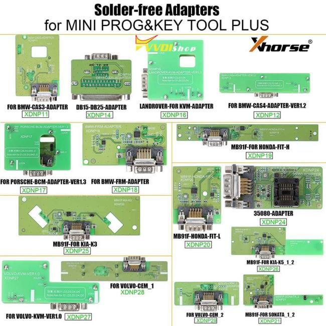 xhorse-solder-free-adapters