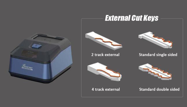 xhorse key reader external key bitting