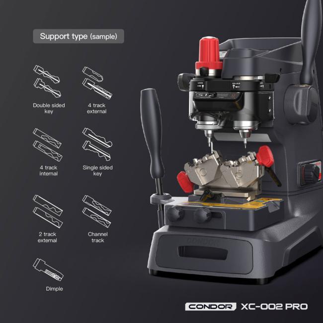 Condor XC-002 Pro Support Key Types