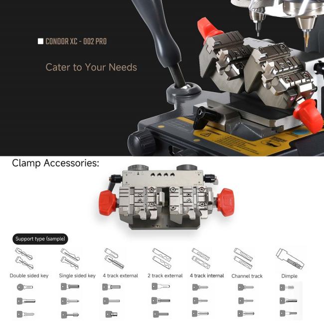 Xhorse Condor XC-002 Pro clamp