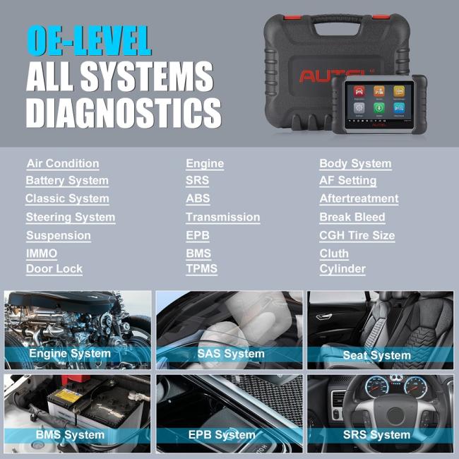 Autel MaxiCOM MK808S MK808Z Automotive Diagnostic Tablet