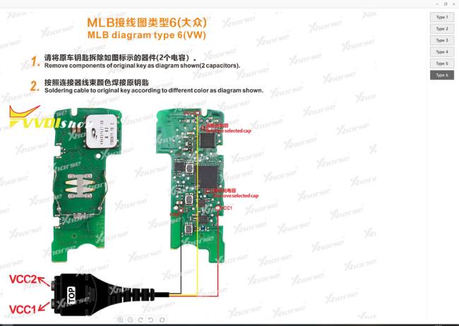 vvdi mlb tool wiring diagram type 6