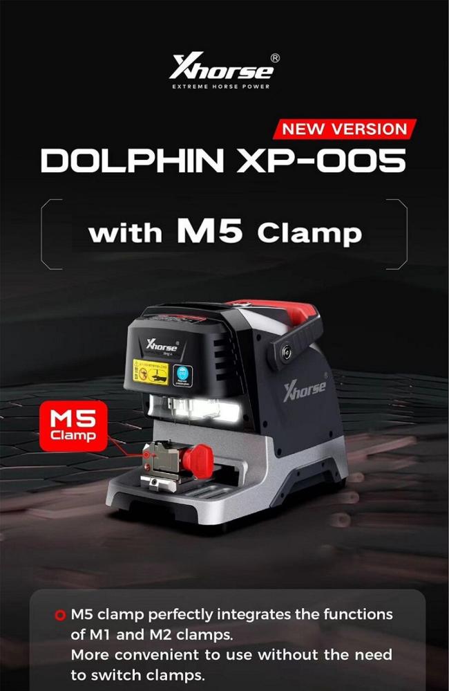 Xhorse Dolphin XP-005 XP005 XP0501EN New Version Key Cutting Machine 