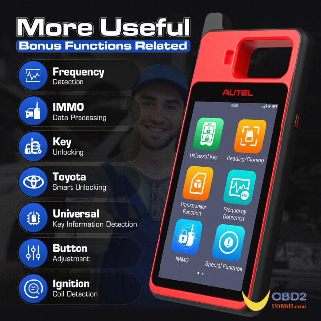  Autel MaxiIM KM100E Universal Key Generator Kit 