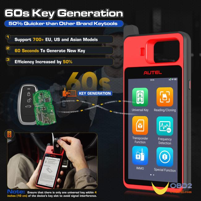  Autel MaxiIM KM100E Universal Key Generator Kit 