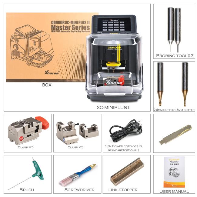 Xhorse Condor XC-MINI PLUS II Package List