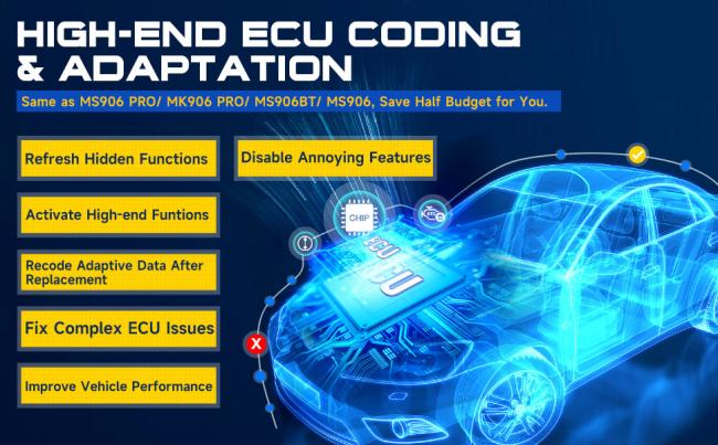 Autel MaxiPRO MP808BT Pro OE-Level Full System Diagnostic Tool with Unlock Hidden Functions