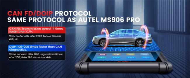 Autel MaxiCheck MX900 OBD2 All System Diagnostic Scanner, Bi-Directional Control, DoIP/CAN FD, Read/Clear Code, 40+ Service, Upgrade of MK808/MX808