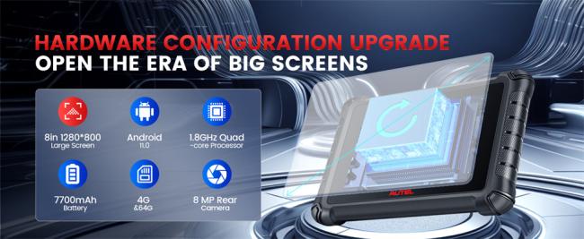 Autel MaxiCheck MX900 OBD2 All System Diagnostic Scanner, Bi-Directional Control, DoIP/CAN FD, Read/Clear Code, 40+ Service, Upgrade of MK808/MX808