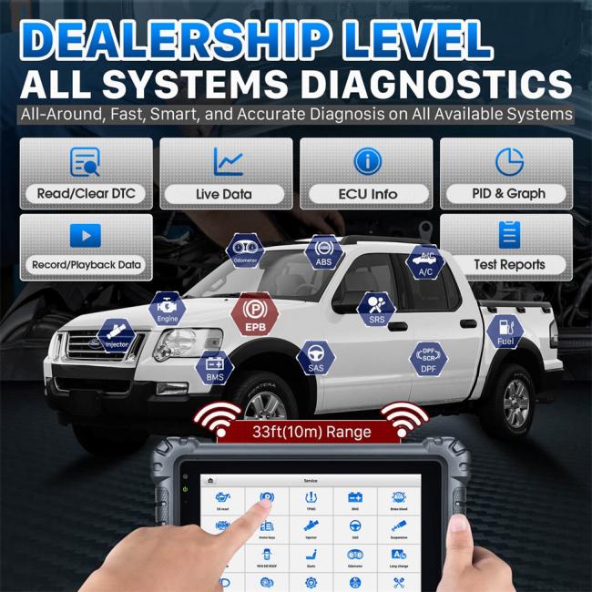 Autel MaxiCOM MK906S PRO Scanner Diagnostic Tool with Advanced ECU Coding Bi-Directional Control 