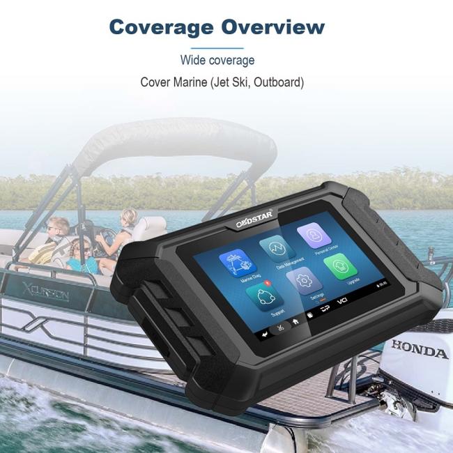 OBDSTAR iScan HONDA Marine Diagnostic Tablet Code Reading Code Clearing Data Flow Action Test