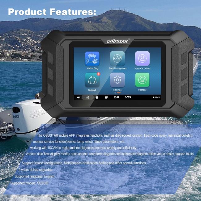 OBDSTAR iScan SUZUKI Marine Diagnostic Tablet 