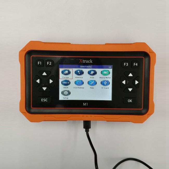 Xtruck M1 Professional Motorcycle Scanner with Live Data Stream, Freeze Frame Data & I/M Readiness Status Display 0