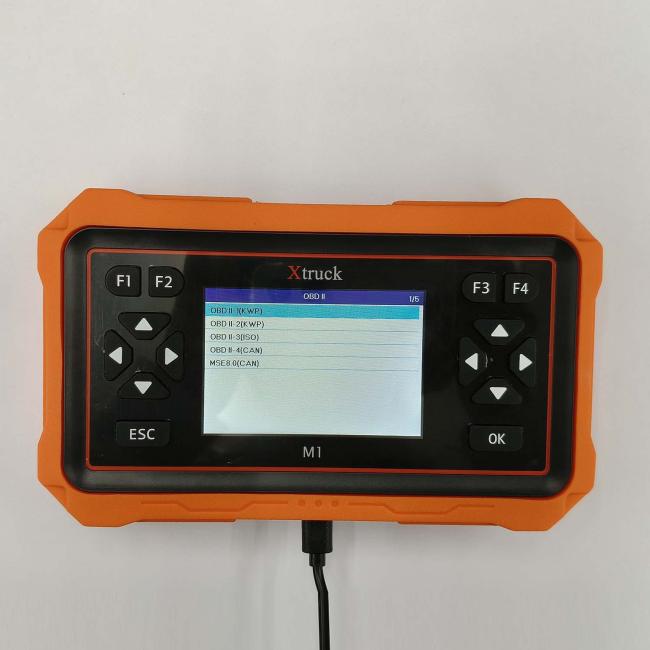 Xtruck M1 Professional Motorcycle Scanner with Live Data Stream, Freeze Frame Data & I/M Readiness Status Display 1