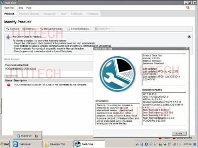 China VTT 2.03 Version 4 Support FH FM  Vocom Online Service In Stock for sale