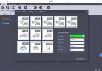 중국 Cf53 노트북 Doosan 진단 도구 Ddt Scr+Dpf+G2 Dcu+G2 Ecu+G2 스캔 Dd Ecu 소프트웨어 Doosan 포크리프트 스캐너 도구 판매용
