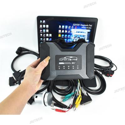Κίνα SUPER MB PRO M6 Star Διαγνωστική για Benz με Multiplexer Lan Cable + OBD2 16pin Κεντρικό καλώδιο δοκιμής +  φορητό φορτηγό προς πώληση
