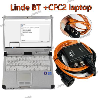 Cina 2024 Strumento diagnostico per carrelli elevatori per Linde Canbox BT Kit CANBOX elettrico per camion Pathfinder LSG+CFC2 Laptop in vendita