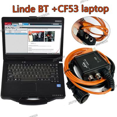Cina Strumento diagnostico per carrelli elevatori per Linde Canbox BT Kit CANBOX elettrico per camion Pathfinder LSG+CF53 Laptop in vendita