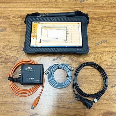 China 8.21 Kit de diagnóstico de caixa de incados para elevadores elétricos STILL Interface USB caixa de carregamento de elevadores elétricos STILL Ferramentas de escaneamento de elevadores elétricos STILL + tablet for sale