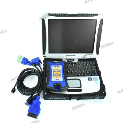 China For NEXIQ N3 USB Link Truck Diagnostic Tool USB Bluetooth Diesel Truck Diagnostic OBD Troubleshooter Tool+CF19 laptop for sale