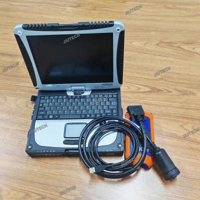 China V5.3 Service EDL V2 Diagnostic kit Agriculture Construction Tractor Truck Diagnostic tool+CF19 Laptop Ready to Use for sale