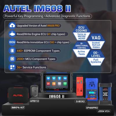 China Key Programing Tool Autel IM608 II IM608II Key Programmer Full Systems Diagnostic Scanner Bidirectional Same as IM608PRO for sale