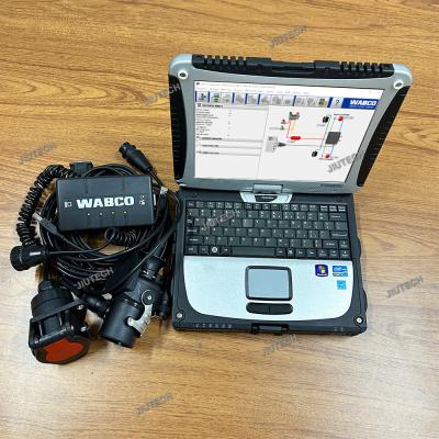 Cina Per lo strumento diagnostico WABCO KIT Trailer and Truck Diagnostic System Interface (WDI) Heavy Duty Scanner+laptop cf19 in vendita