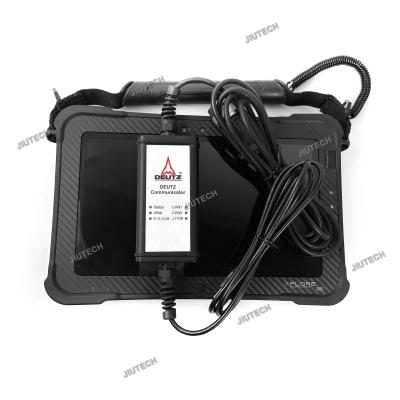 Китай для Deutz Auto Communicator OBD Scanner для контроллеров EMR2 EMR3 EMR4 Для контроллеров Deutz DECOM диагностический комплект + планшет продается