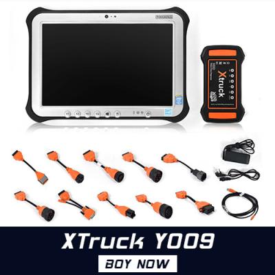 China Multi-Brands Xtruck Y009 HDD Universal Diagnostic tool with FZ-G1 Tablet full set support UMMIS ISUZU HINO  ET Hitc for sale