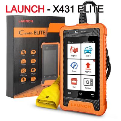 Lancio X431 Elite Car Full System Diagnostic Tools Auto OBD OBD2 Scanner Active Test ECU Coding Multilingual Free Update